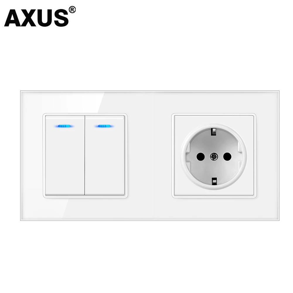 AXUS-Wall-Light-push-Button-Switch-with-EU-Power-Wall-Sockets-Outlet-1 ...