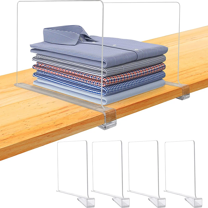 Acrylic-Dividers-Shelf-Divider-For-Closets-Organizers-With-Wooden ...