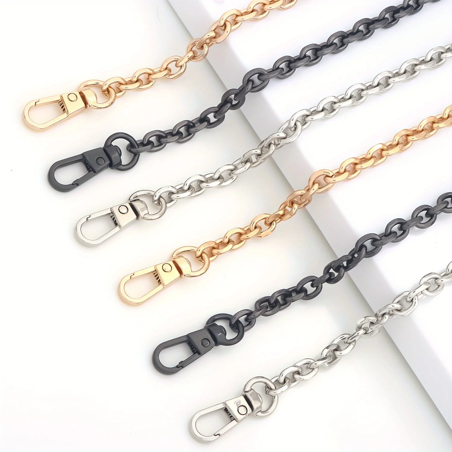 Cadena de Metal para bolso en forma de O, correa de cadena para bolso ...