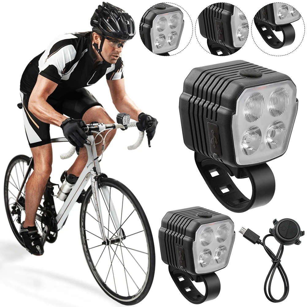 LED-Bike-Front-Light-Front-Bike-Headlight-USB-Charging-with-Horn-Bike ...