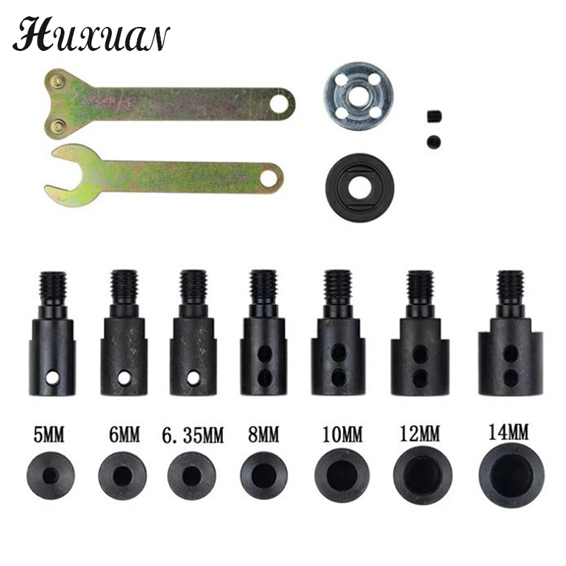 M10 drill Saw Spindle chuck Adapter Grinding Polishing Shaft Connecting ...