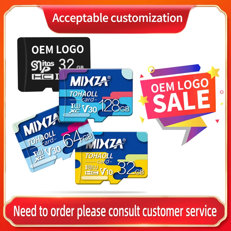 MIXZA Origina BF Memory Card 256GB 128GB 64GB U3 80MB/S 32GB sd card ...