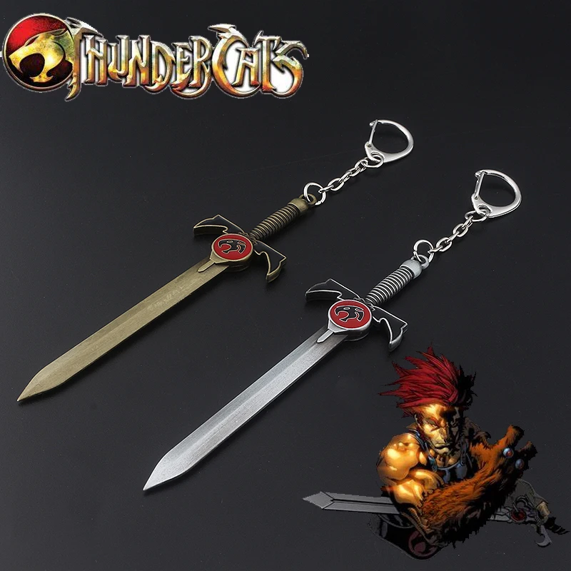 Cartoon-Thundercats-Keychain-Weapon-Sword-Pendant-Keyring-Keychains-for ...