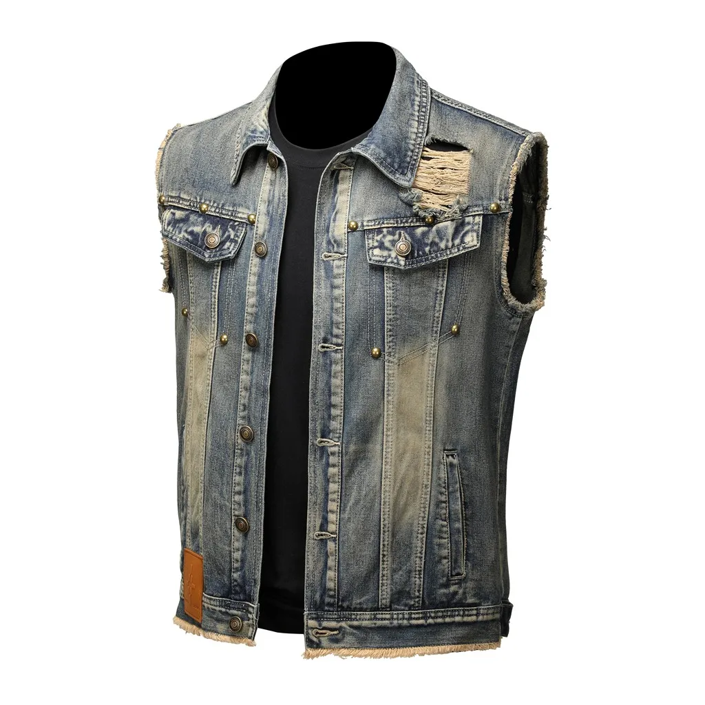 Vintage-Design-Men-s-Denim-Vest-Male-Blue-Sleeveless-Ripped-Jackets-Men ...