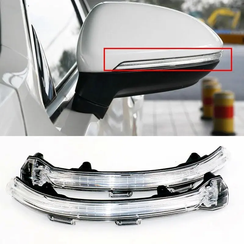 Right & Left Genuine Original Rearview Mirror LED Turn Signal Light ...