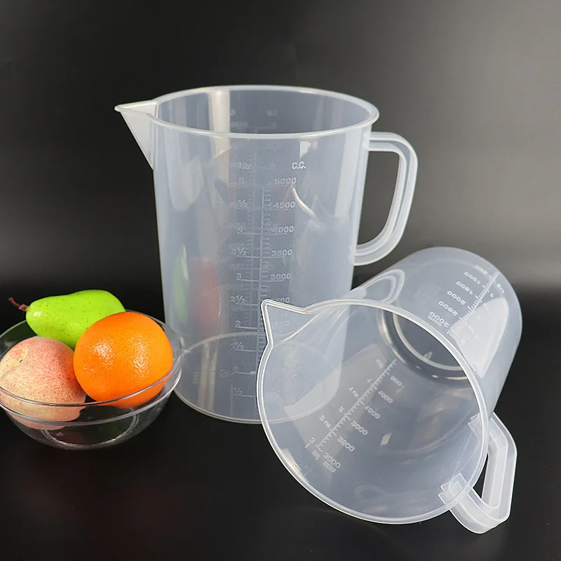 250ml/500ml/1000ml/2000ml/3500ml Premium Clear Plastic Graduated ...