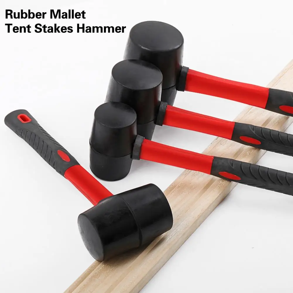 Rubber-Hammer-Mallet-Hammer-Durable-Non-slip-Rubber-Mallet-Hammer-for ...