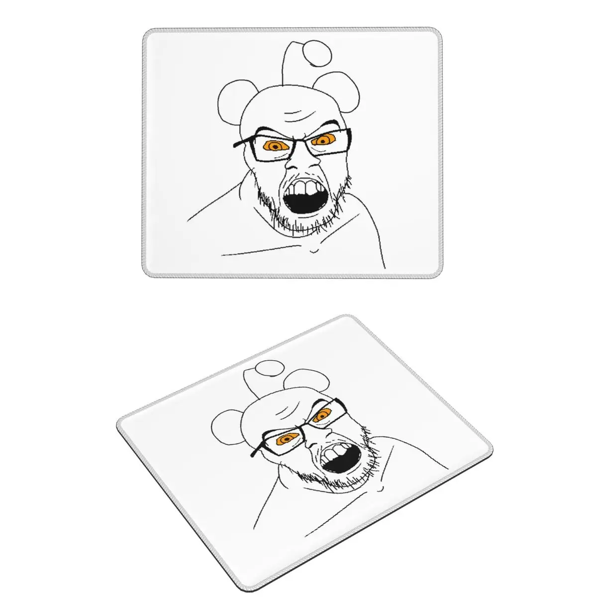 REDDIT WOJAK WOJACK SOYJAK SOYJACK 4CHAN NINTENDO SWITCH Mouse Pad ...