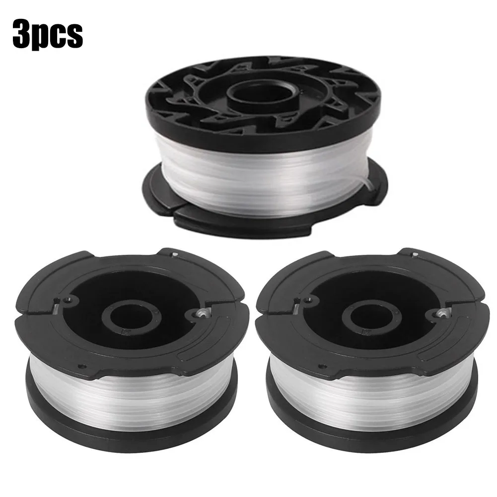 3PC-Trimmer-Spool-Line-Heads-For-Black-Decker-Reflex-Strimmers-Trimmer ...