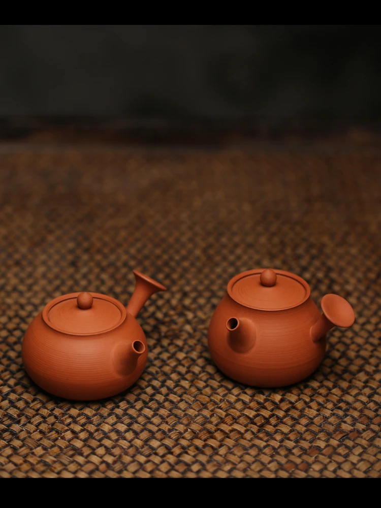 Handmade-Kung-Fu-roxo-argila-Pot-Kung-Fu-bule-Kung-Fu-cru-Ore-vermelh-o ...