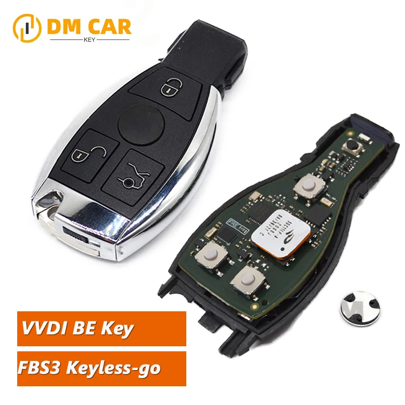 Dmkey xhorse vvdi ser keyless go fbs3 chave inteligente para mercedes ...