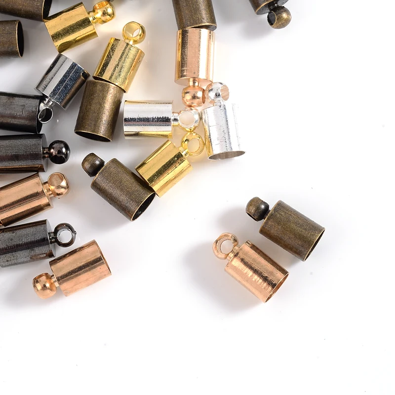 20-50Pcs-lot-Tassel-Leather-Cord-End-Tip-Crimp-Caps-Beads-End-Tip-Cap ...