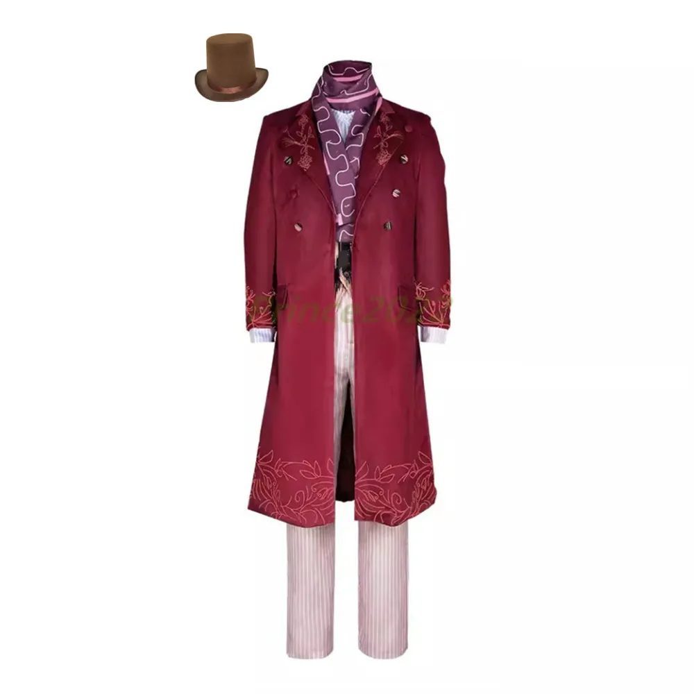 Disfraz-de-la-f-brica-de-Chocolate-conjunto-completo-con-sombrero-para ...