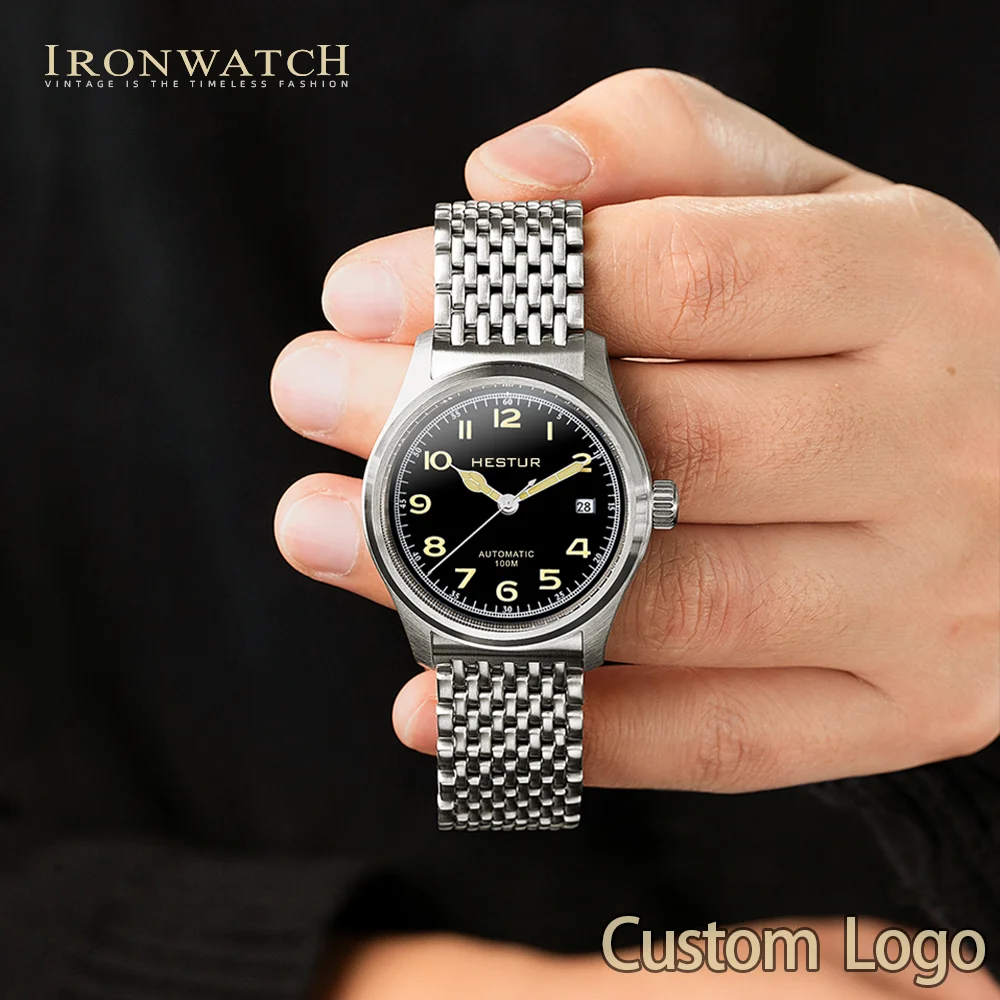 Automatic-Mechanical-Watch-Pilot-Men-s-38mm-Minimalist-Style-Custom ...