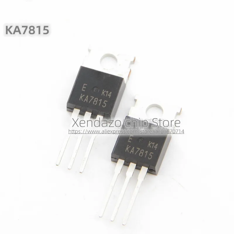10pcs/lot KA7815 7815 TO-220 package Original genuine 15V Three ...