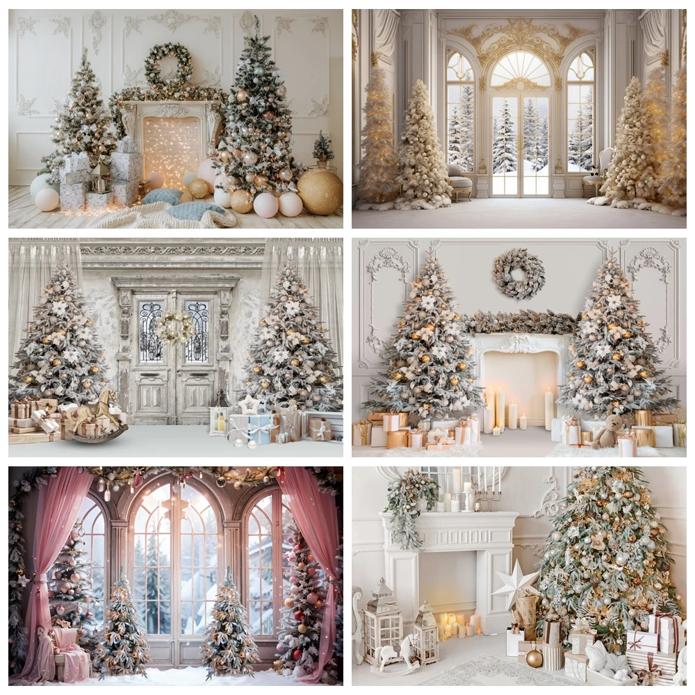 White Christmas Tree Photography