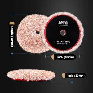 SPTA 3"/5"/6" URO-Fiber Microfiber Pad for Compounding, Cutting ...