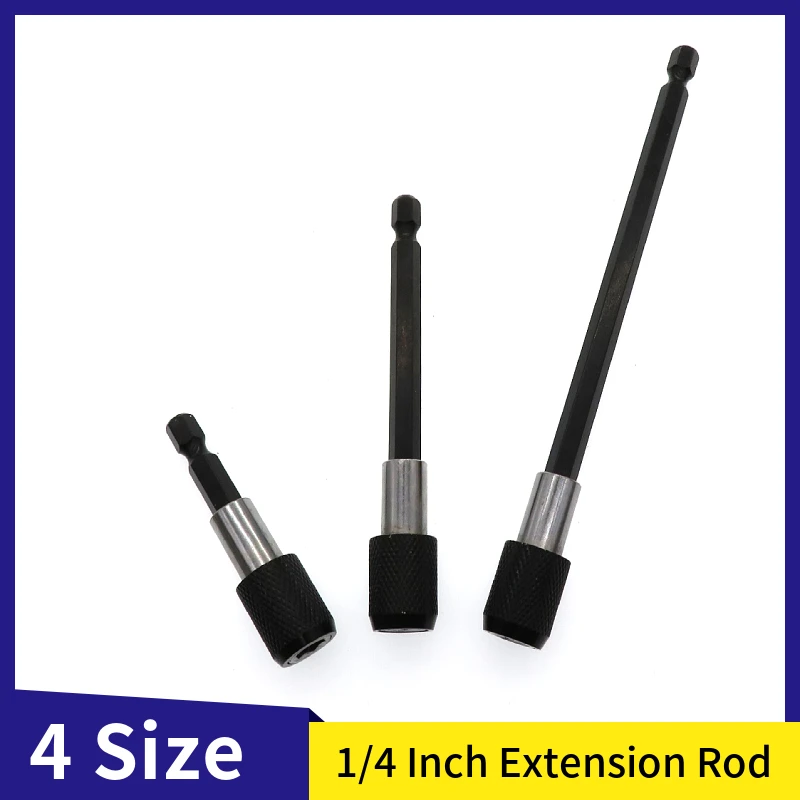60-300mm-Extension-Screwdriver-Drill-Bit-Holder-1-4-Inch-Magnetic-Hex ...