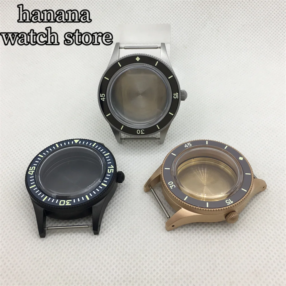 BLIGER-40mm-coated-titanium-sand-shell-Dome-sapphire-glass-luminous ...