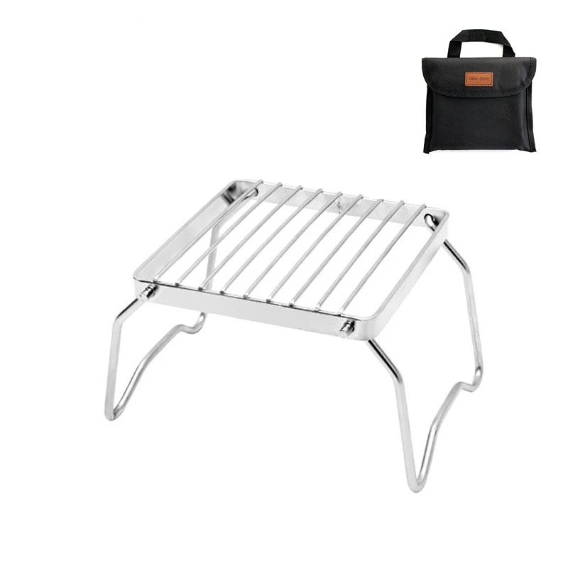 Outdoor Camping Mini Cooker Stand Folding Bracket Portable Bbq Grill ...