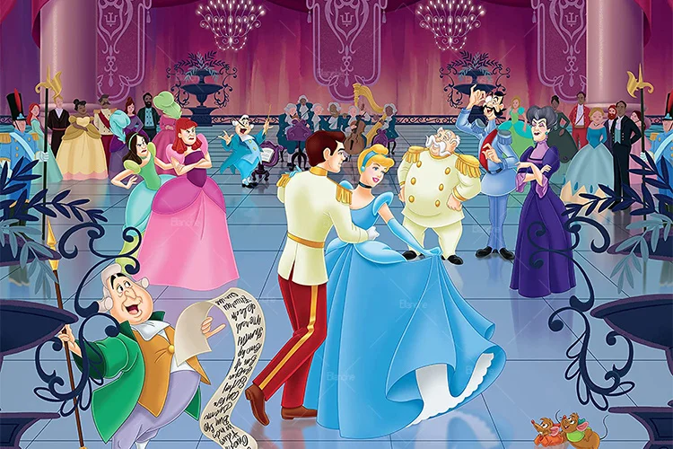 Disney Cinderella And Prince Dancing