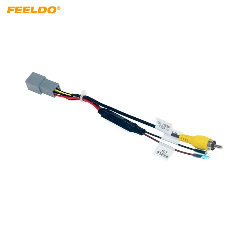 Feeldo Car Parking Rear Camera Video Plug Converter Cable For Honda Fit ...
