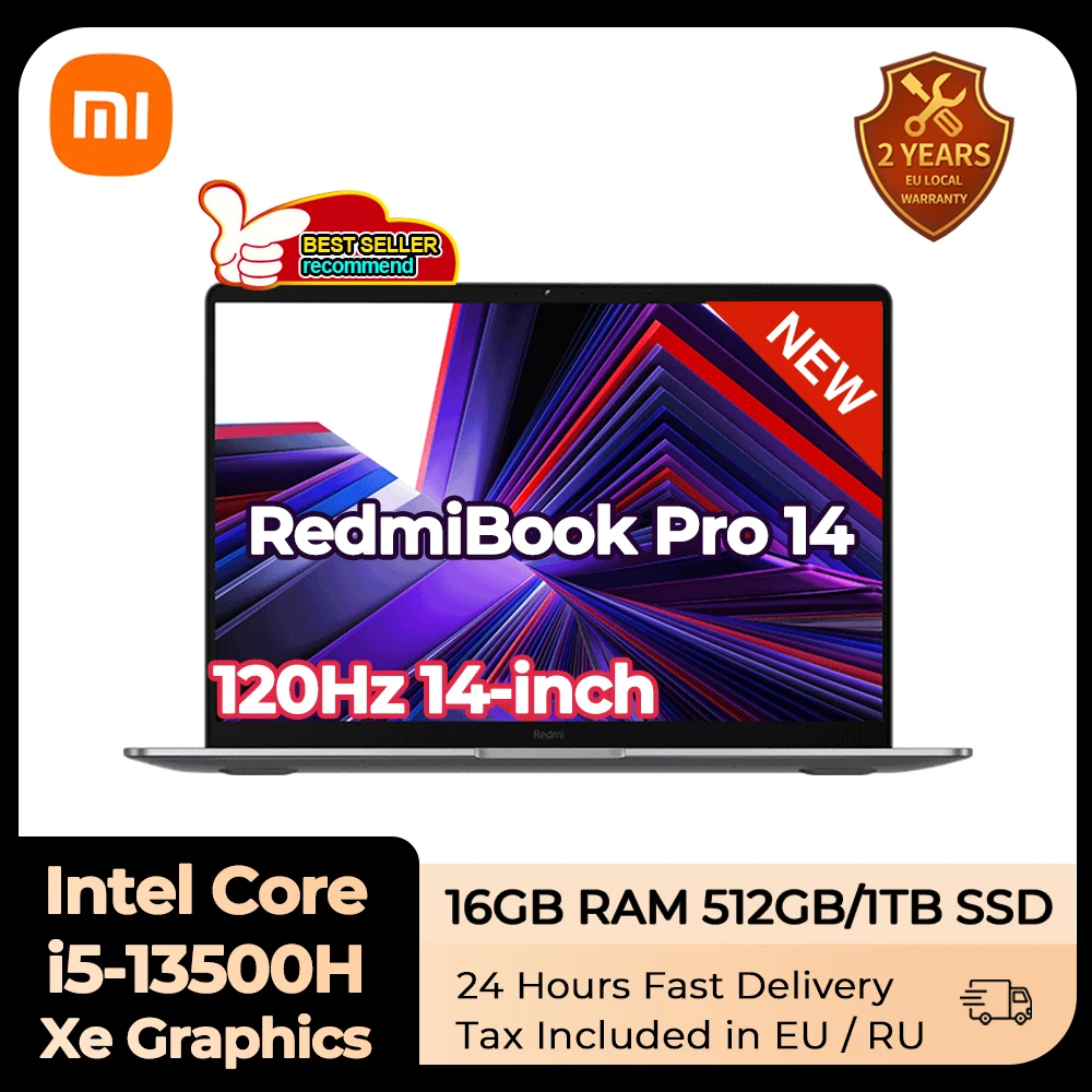 Xiaomi-redmibook-pro-14-2024-port-til-13th-intel-i5-13500H-xe-gr-ficos ...