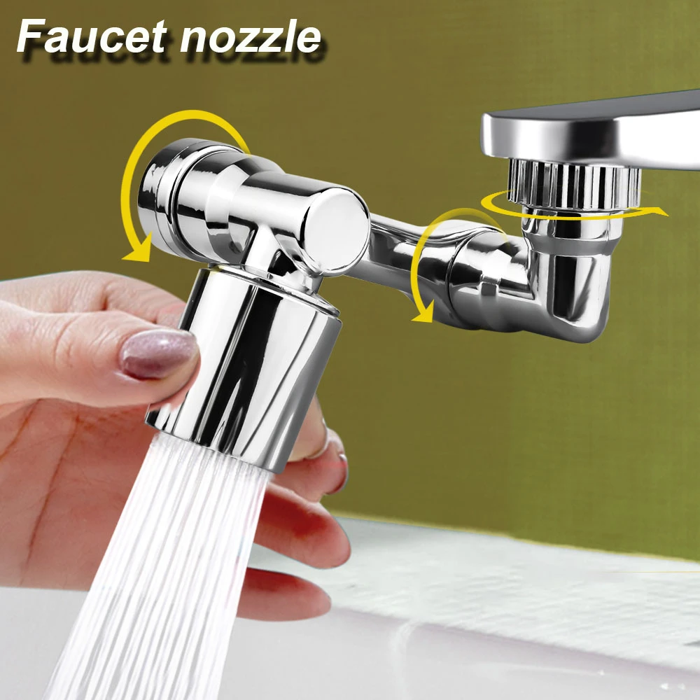 Faucet Nozzle 1080° Rotation Faucets Frother For Extension Aerator Head ...