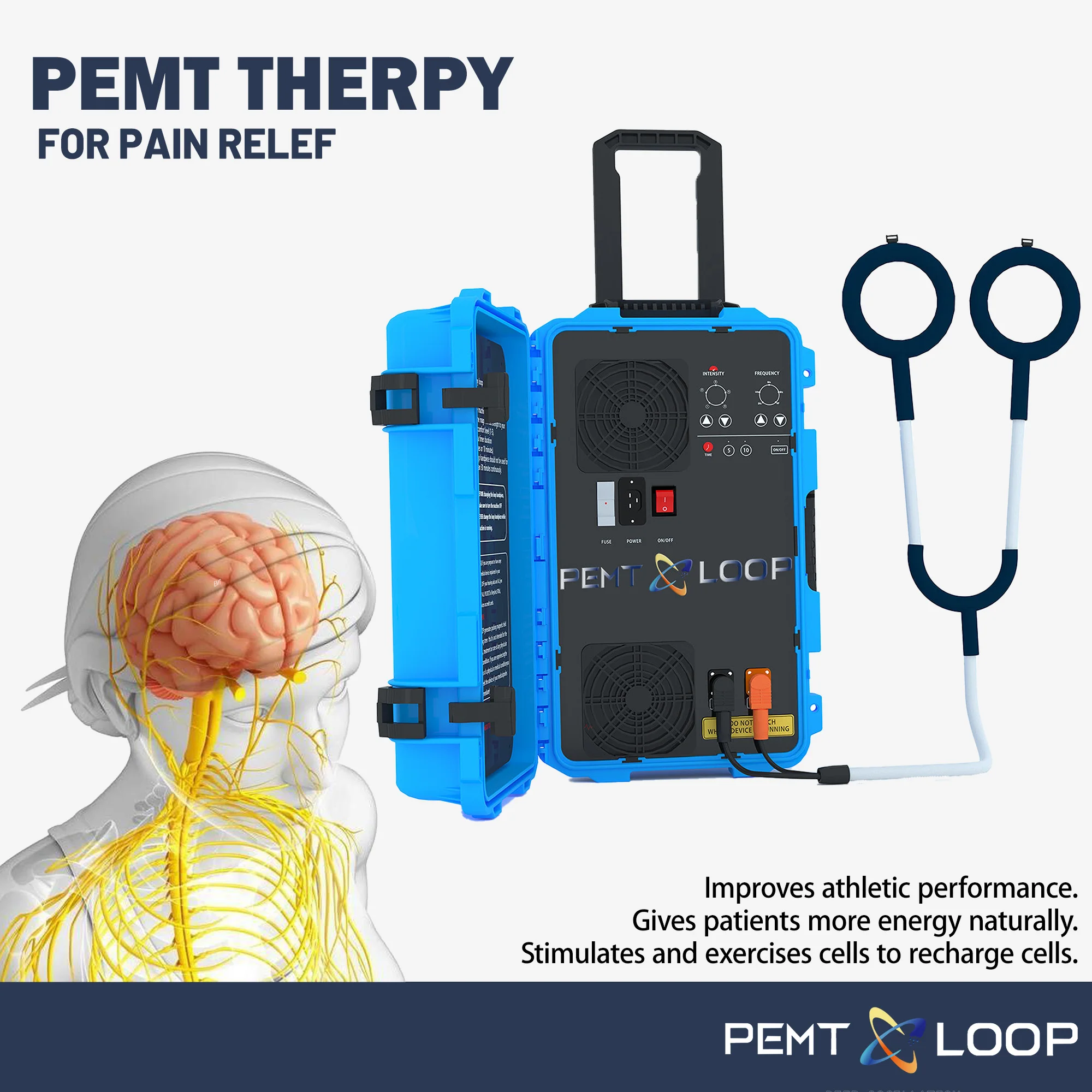Pemf-Magnetic-Therapy-Device-PEMT-LOOP-Tms-Transcranial-Magnetic ...