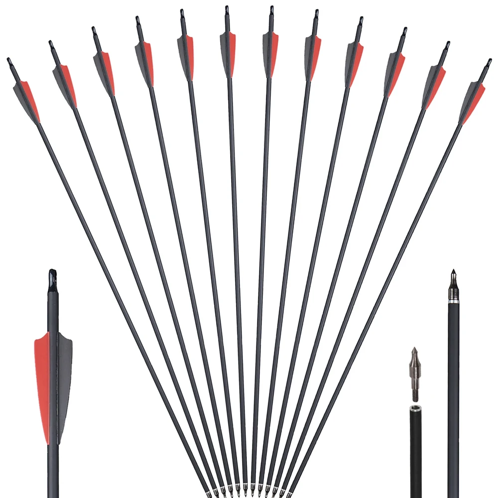 Carbon-Arrows-for-Archery-Bow-31-5-inch-ID-6-2mm-Arrows-for-Hunting-Bow ...