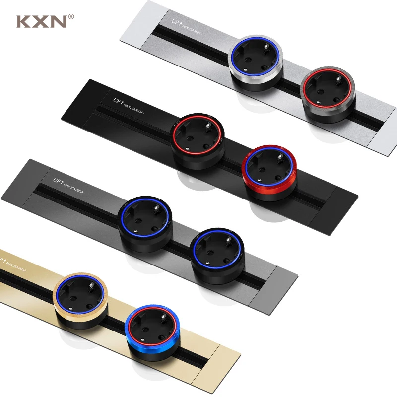 KXN-Electric-Extension-Sockets-Power-Track-Socket-P2-Concealed-Wall ...