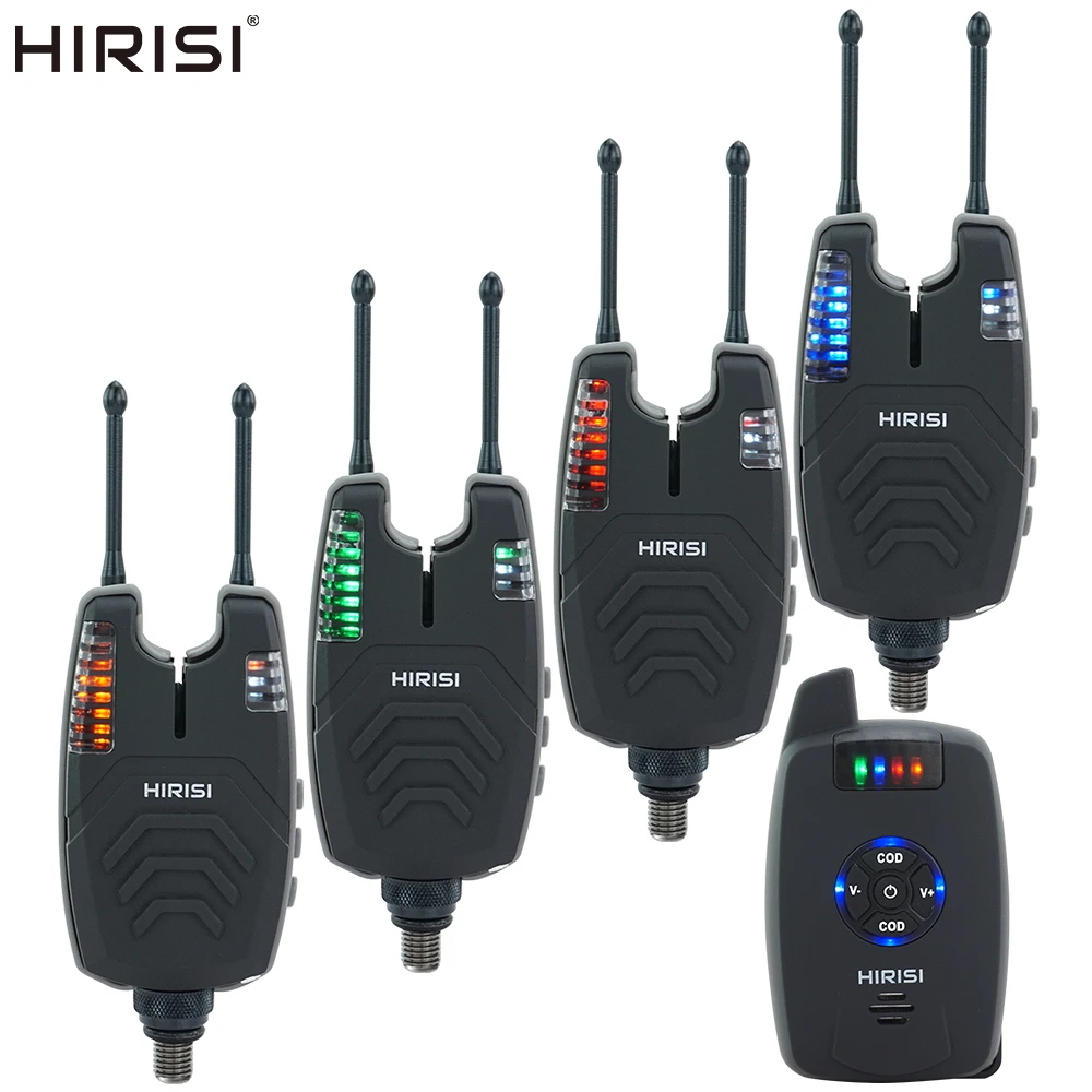 Hirisi-Wireless-Carp-Fishing-Alarm-Set-Waterproof-Bite-Alarm-Indicator ...
