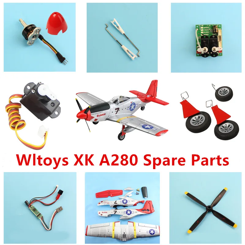 Wltoys-XK-A280-P51-RC-Plane-Aircraft-Spare-parts-body-shell-propeller-motor-servo-ESC-receiver.jpg