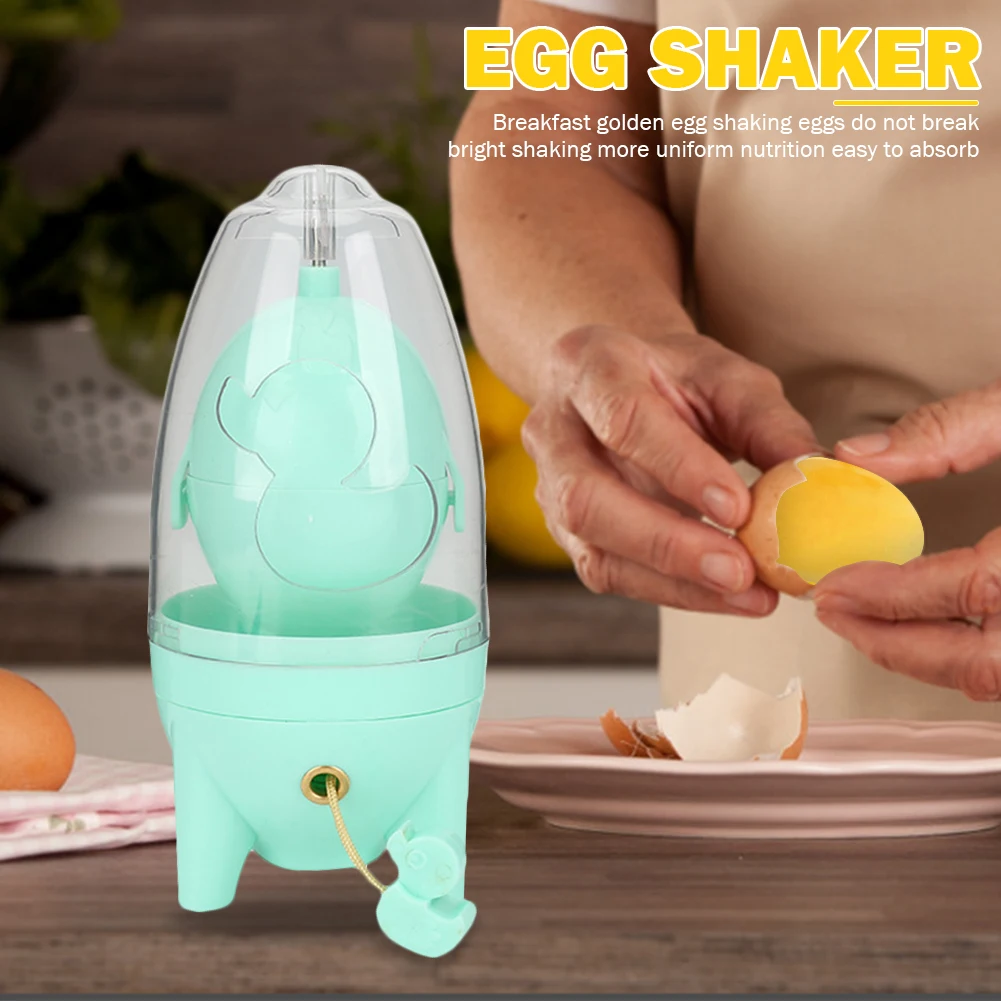 Egg Scrambler In Shell Portable Golden Egg Maker Shaker Egg Spinner For ...