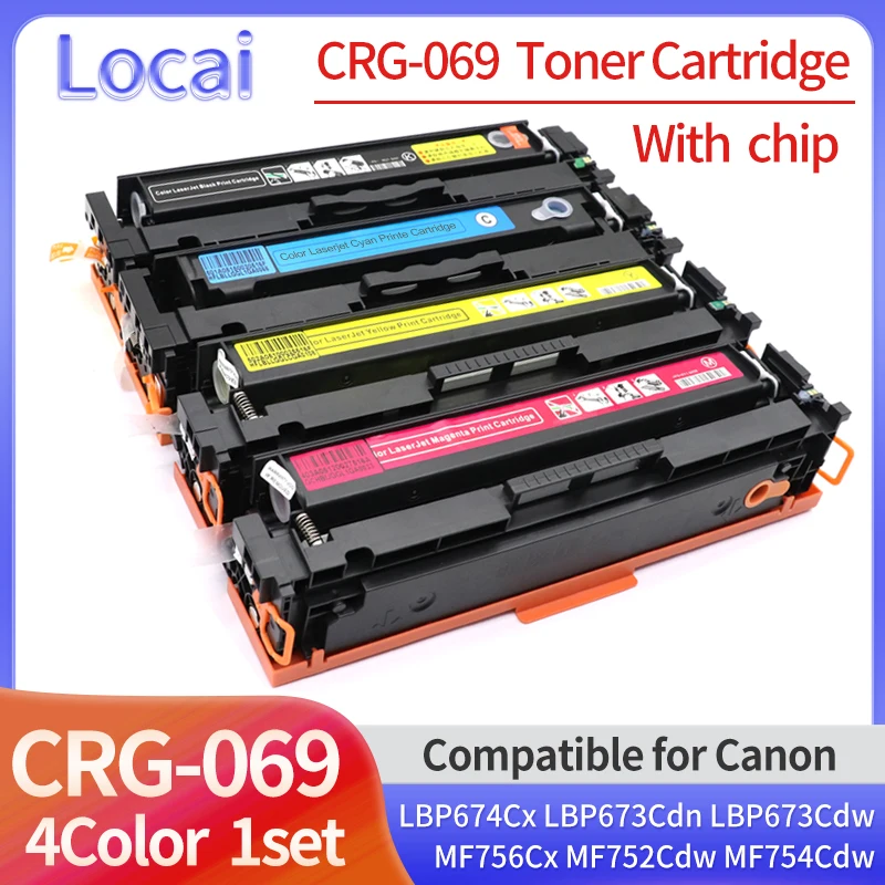 4PCS-Set-CRG069-CRG-069-Toner-Cartridge-Compatible-for-Canon-MF752CDW ...