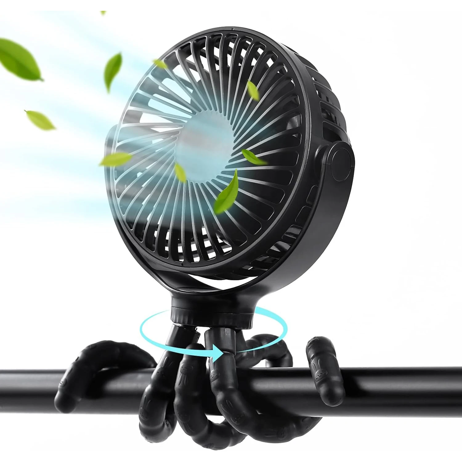 Baby-Stroller-Fan-Mini-Portable-Personal-Handheld-Fan-Clip-on-Fan-with ...