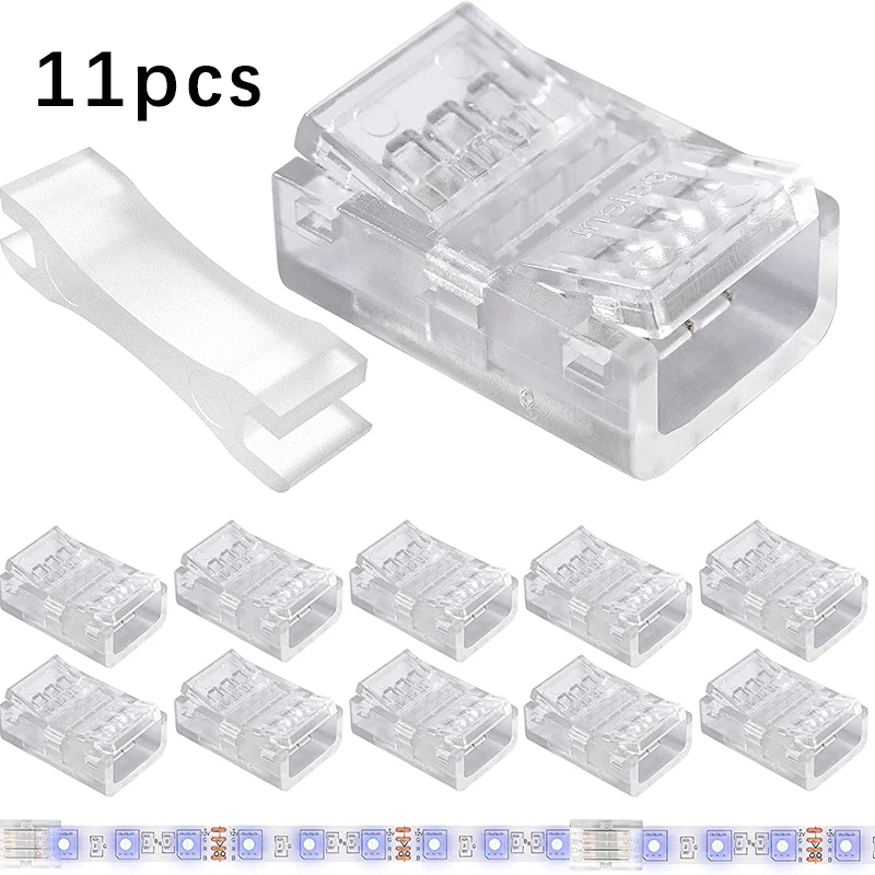 4-Pin-LED-Light-Strip-Connectors-10-Pack-10mm-Solderless-Gapless-LED ...