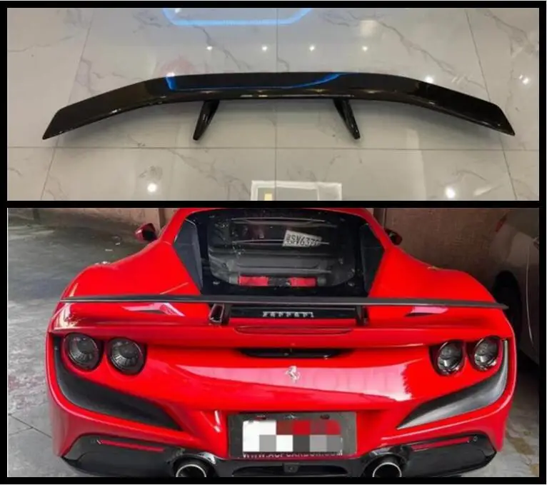 GT-REAL-CARBON-FIBER-REAR-LIP-WING-TRUNK-LIP-SPOILER-For-Ferrari-F8 ...
