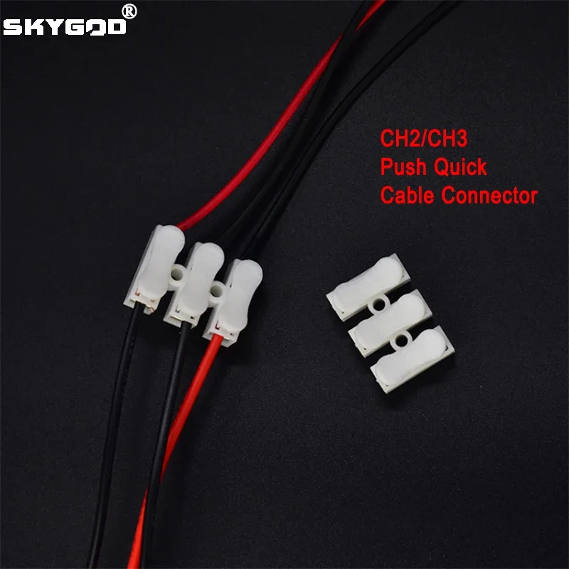 10-30-50-100PCS-CH2-CH3-High-Pressure-Resistant-2pin-3pin-10A-220V-Push ...