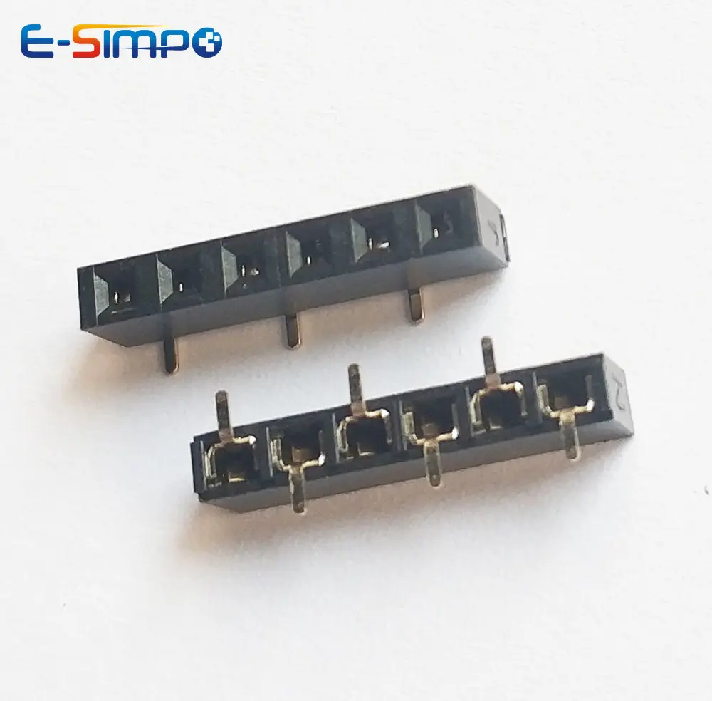 SMD 짧은 버전 스택 PCB 암 핀 헤더 소켓 커넥터, PH5mm 단일 행 SMT 1X3, 4, 5, 6P, 8P, 10P ...