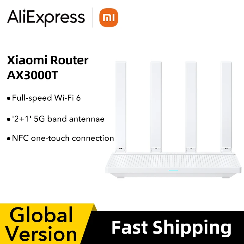 Global-Version-Xiaomi-Router-AX3000T-Full-speed-full-home-Wi-Fi-6 ...