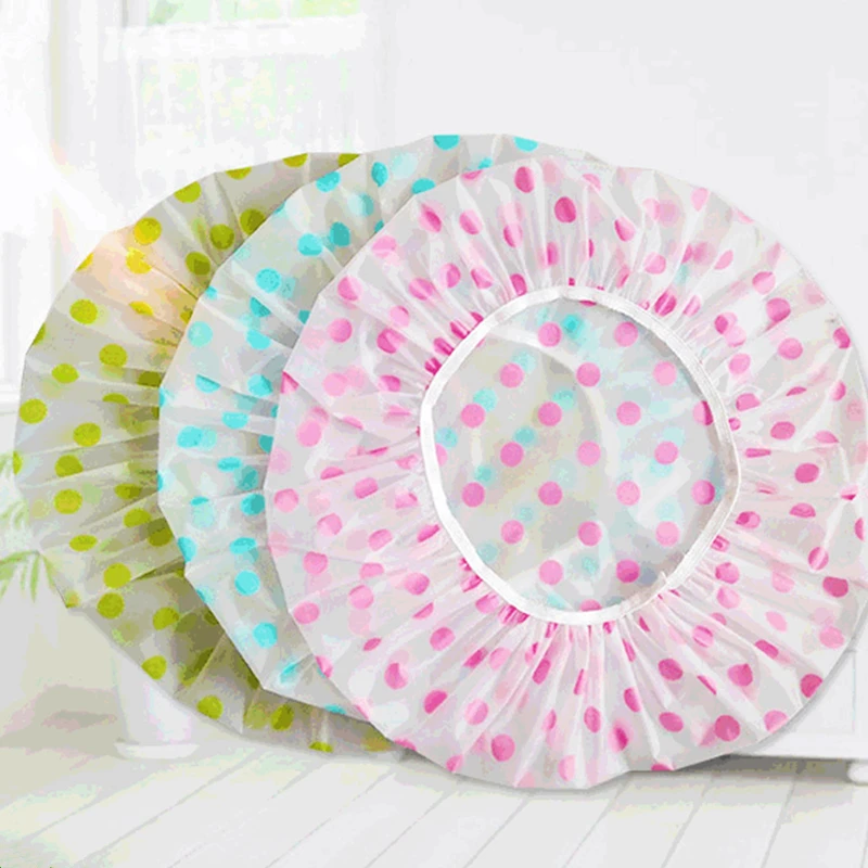 20-10-5pcs-Bashroom-Shower-Waterproof-Cap-Thicken-Elastic-Bath-Hat ...