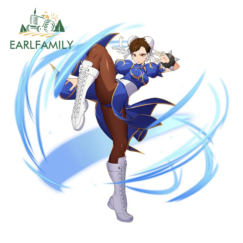 EARLFAMILY 13cm x 12.1cm For Chun Li Street Fighter Car Stickers ...