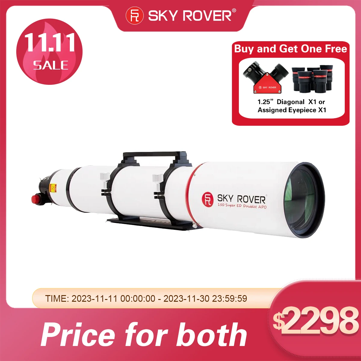 SKY-ROVER-150mm-F-8-ED-APO-Astronomical-Telescope-Professional ...