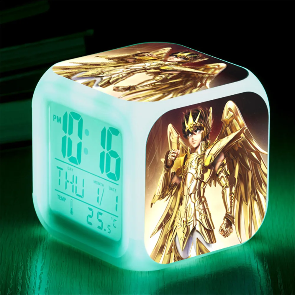 Anime-Saint-Seiya-Alarm-Clock-Shiryu-Saori-Kido-Phoenix-Ikki-Seiya ...
