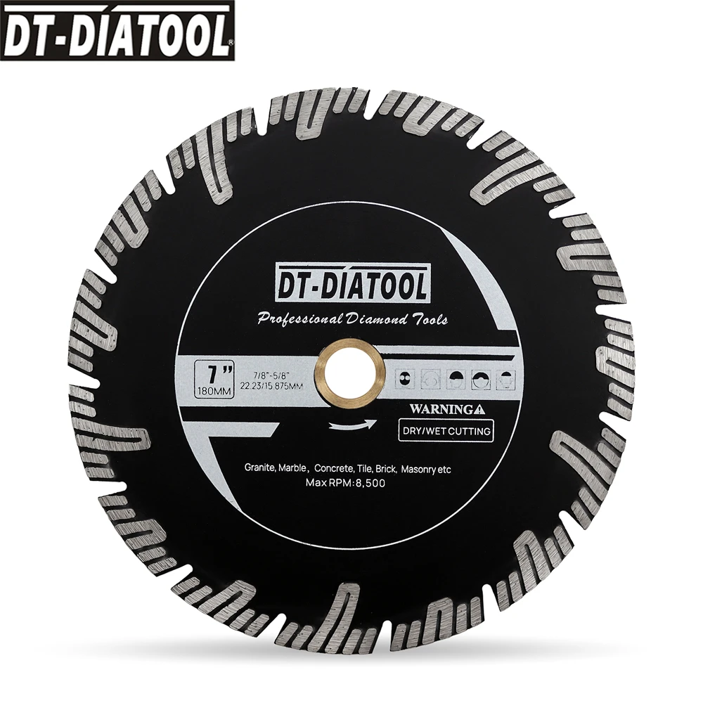 DT-Diatool-115-230mm-Diamond-Disc-Saw-Blade-for-Cutting-Granite-Marble ...