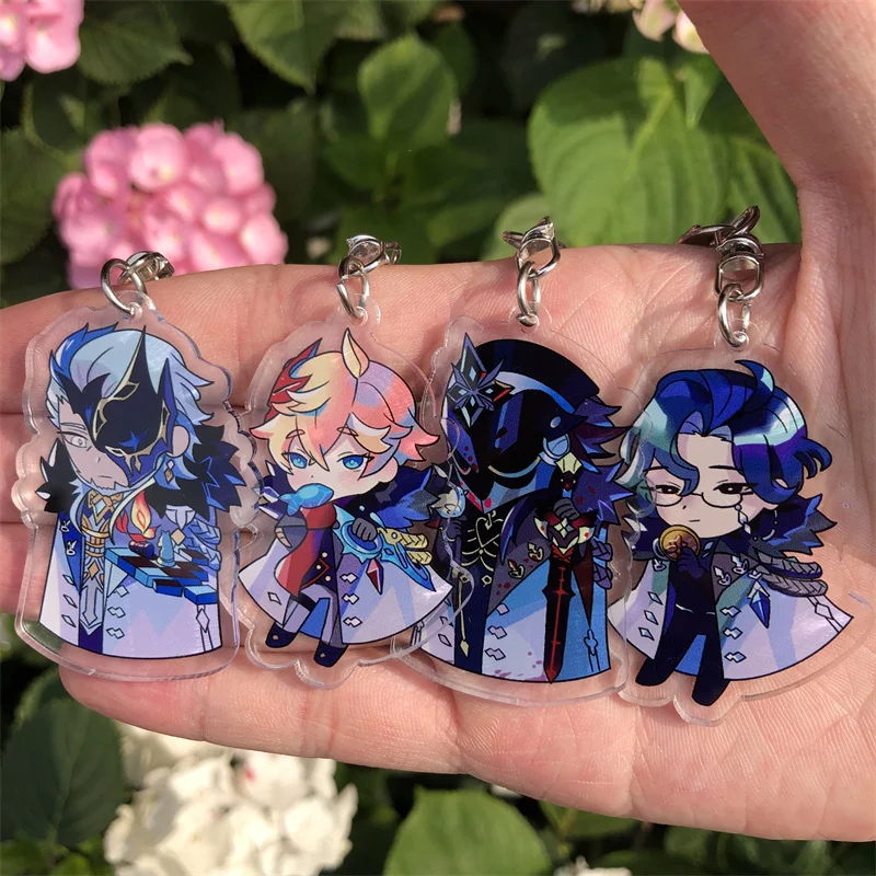 Genshin-Impact-Fatui-Doctor-Dottore-Columbina-Capitano-Keychain ...
