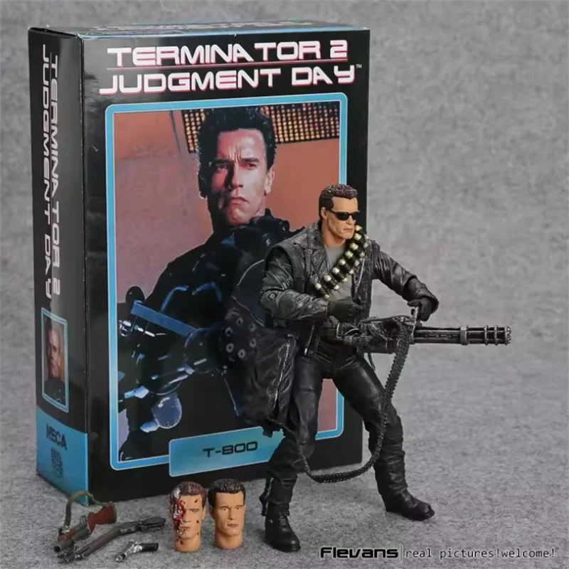 NECA 7inch Terminator T-800 Arnold Schwarzenegger Action Figure ...