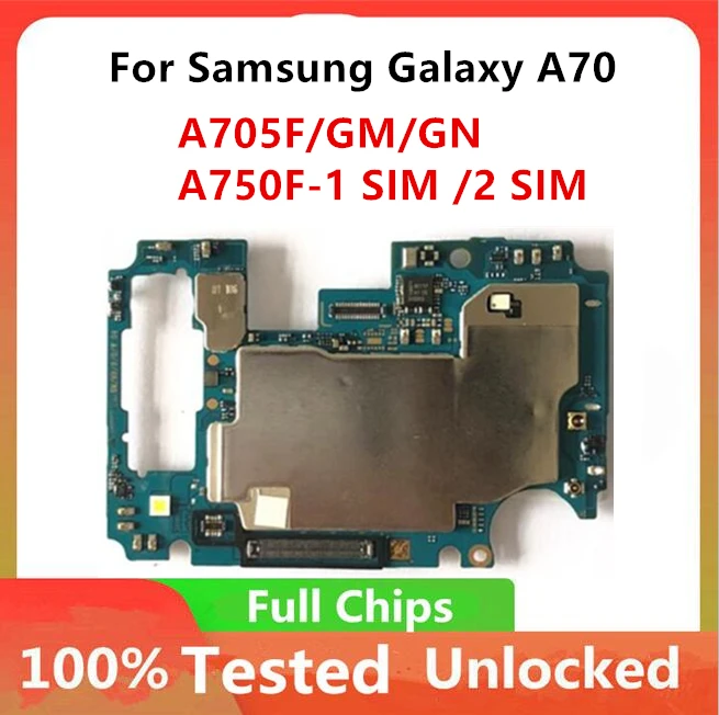 For-Samsung-Galaxy-A70-Motherboard-A705F-A705FD-Original-Unlocked-Main ...