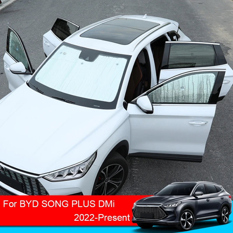 For BYD SONG PLUS DMI 2022 2023 2024 Sunshades UV Protection Curtain Sun Shade Visor Front ...